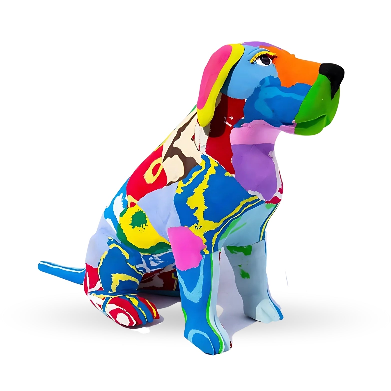 Dog Sitting Lab | Flip Flop Sculpture – Ocean Sole