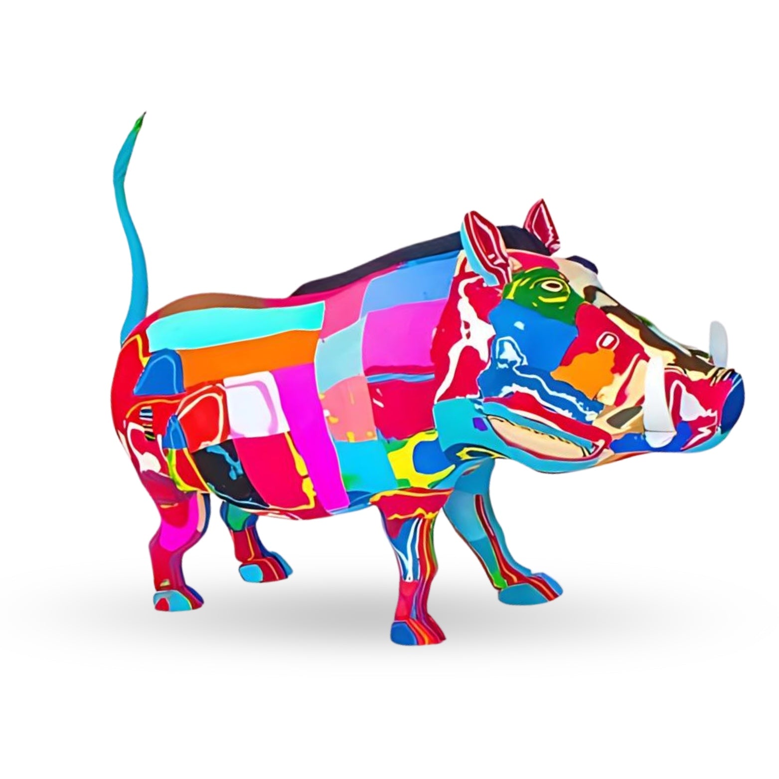 Warthog | Flip Flop Sculpture – Ocean Sole