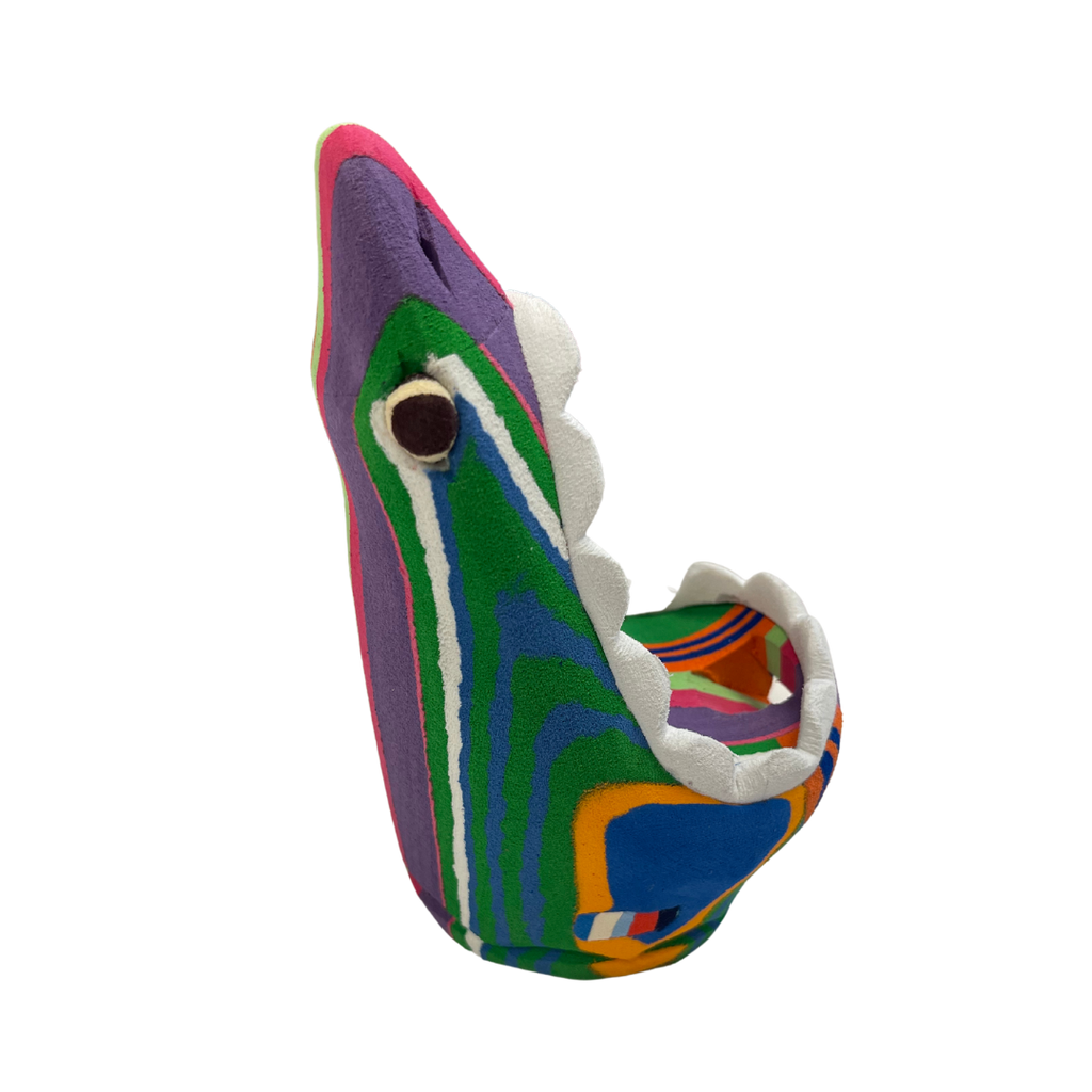 Phone Holder: Shark | Flip Flop Sculpture – Ocean Sole