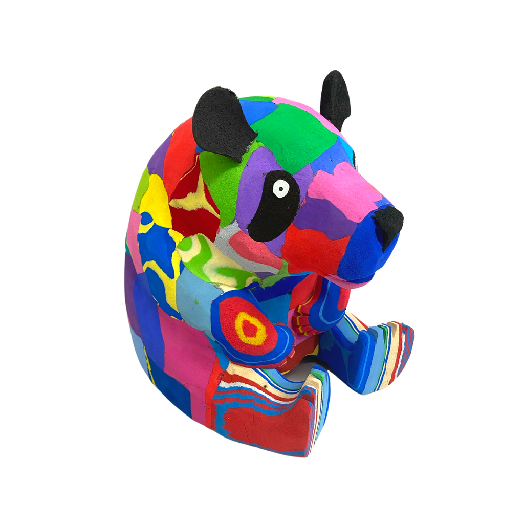 Panda Flip Flop Sculpture - Ocean Sole