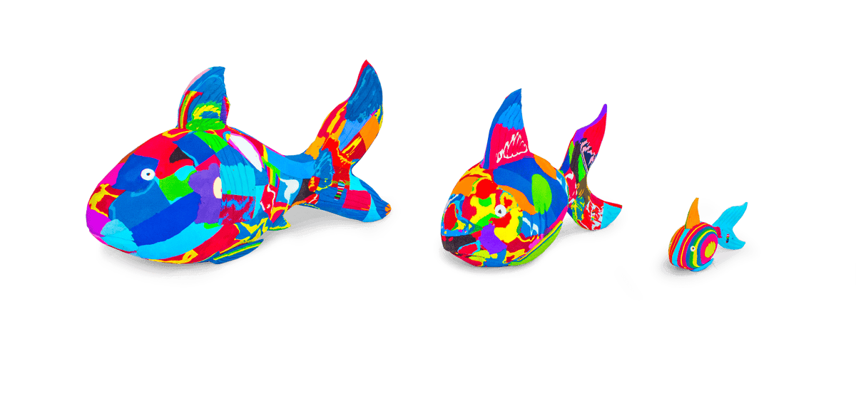 Reef Fish | Flip Flop Sculpture – Ocean Sole